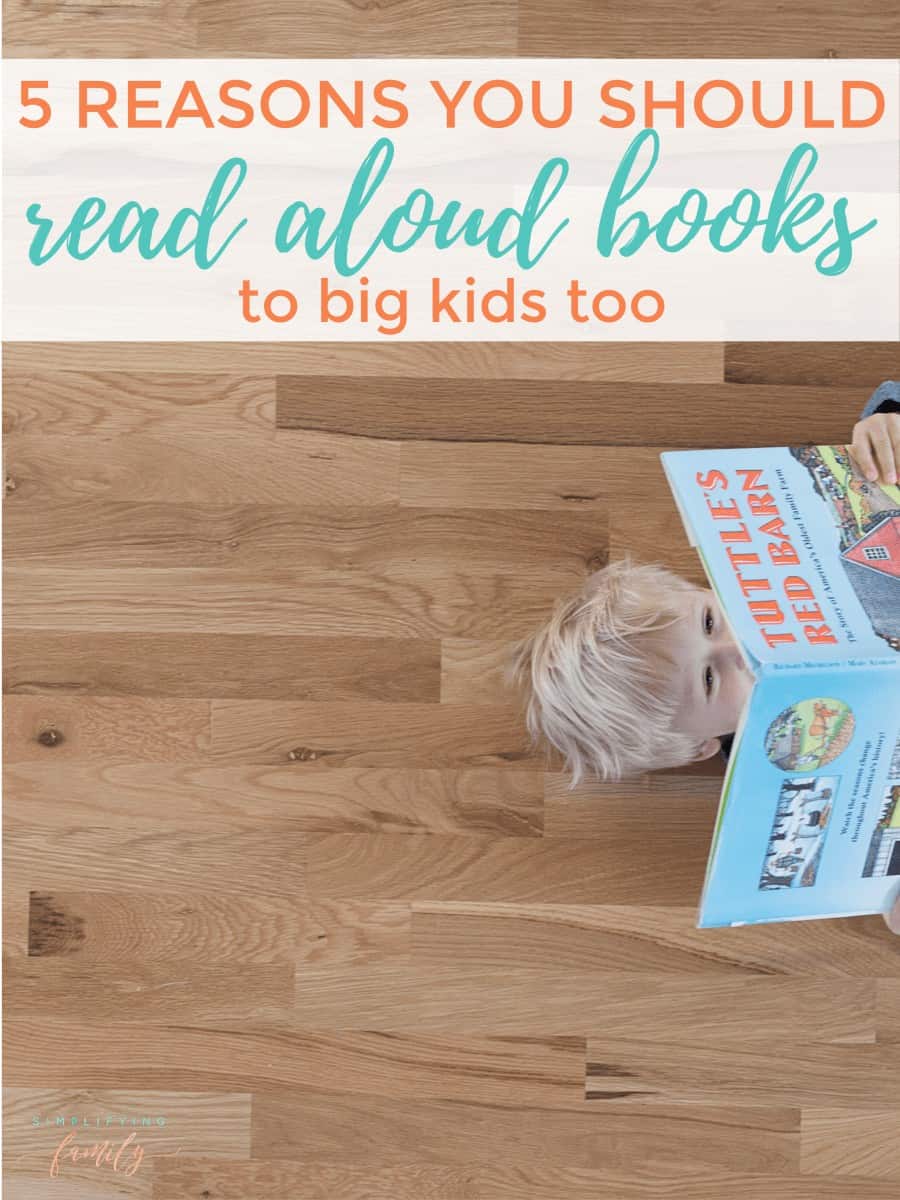5 Reasons You Should Read Aloud Books To Big Kids Too