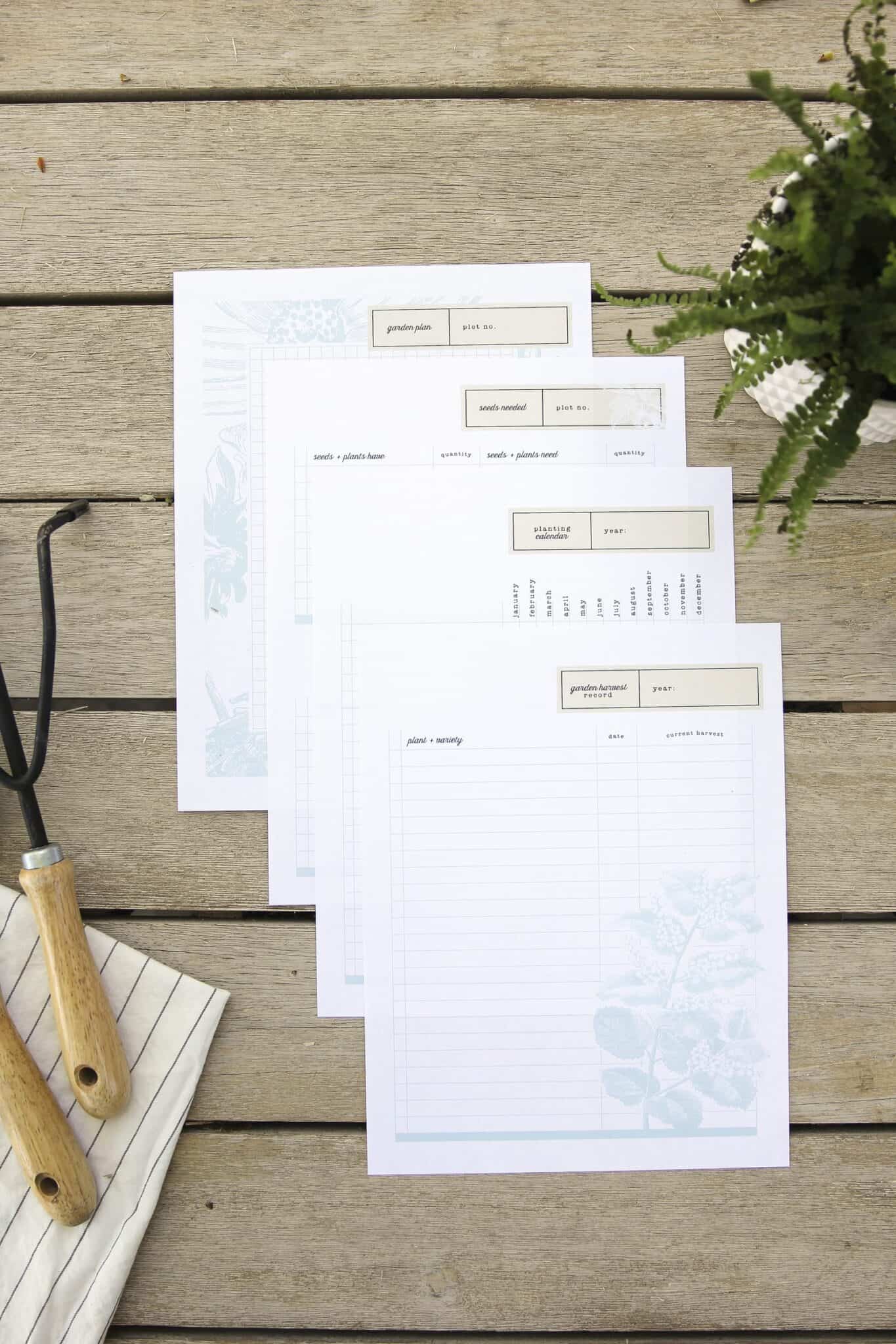 The Ultimate Printable Garden Planner + 12 Page Garden Planning Journal