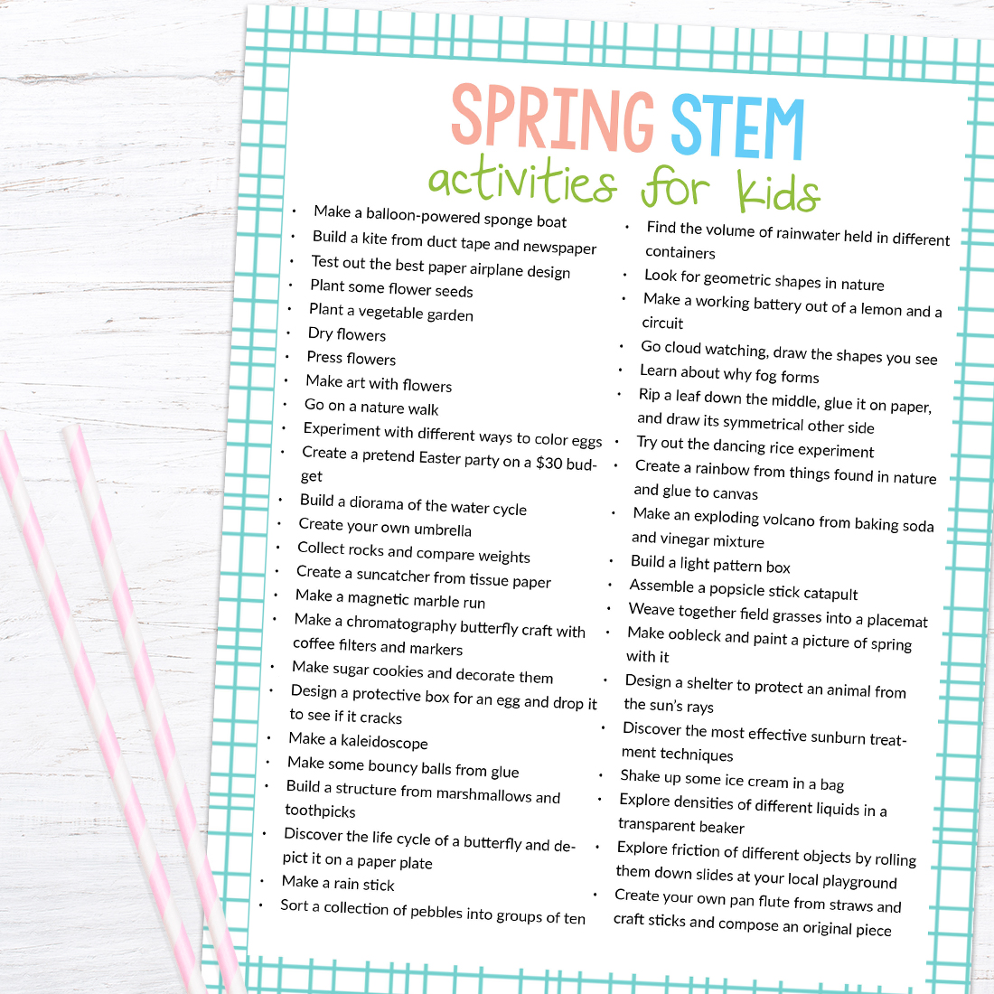 42 Fun Spring STEM Activities For Kids