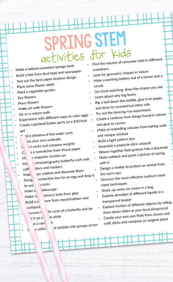 42 Fun Spring STEM Activities For Kids
