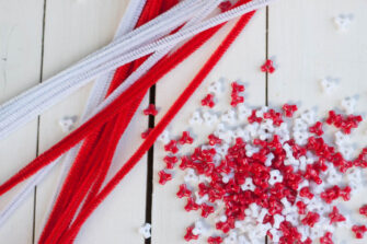 Easy DIY Candy Cane Christmas Craft with 3 Supplies