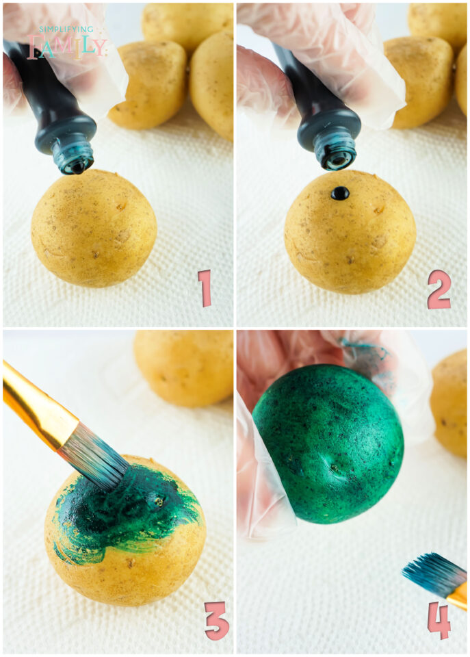Bright And Fun Dyed Easter Egg Potatoes An Easter Egg Alternative With ...